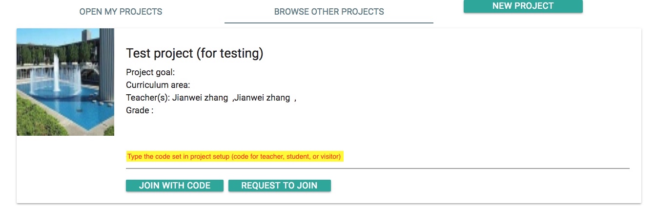 Add students as project members – Idea Thread Mapper